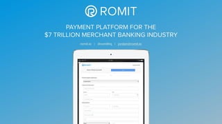 Robocoin Formerly Romit Pitch Deck | PPT