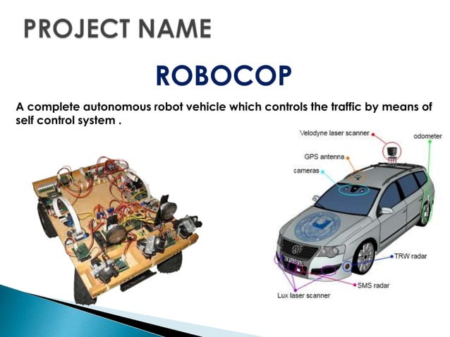 Robocop final year project presentation by Abhimanyu Kumar | PPTX