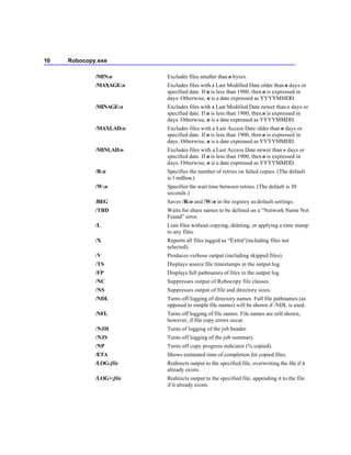 Robocopy | PDF