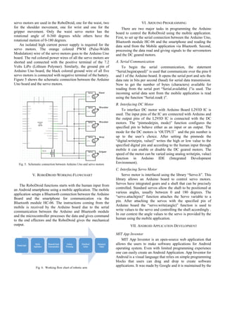MOBILE CONTROLLED ROBOTIC ARM USING ARDUINO AND HC-06 | PDF