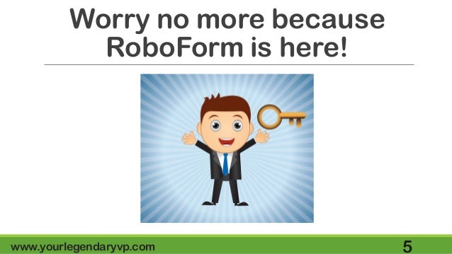 Roboform tutorial - babestiklo