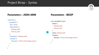 Infrastructure as Code on Azure: Show your Bicep! | PPTX
