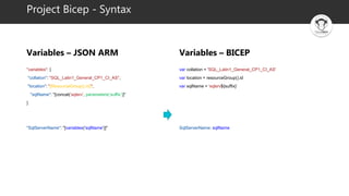 Infrastructure as Code on Azure: Show your Bicep! | PPTX