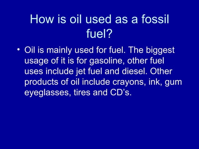 Fossil Fuels | PPT