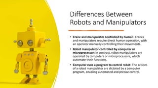 Introduction to robotics and automation for the bachelor of engineering ...