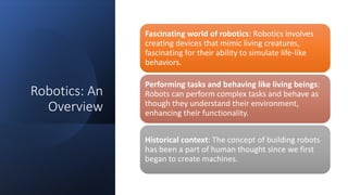 Introduction to robotics and automation for the bachelor of engineering ...