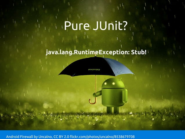 Android Unit Testing With Robolectric | PPT