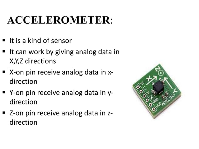 Gesture control robot using accelerometer ppt | PPTX | Radio Control | Hobbies & Interests