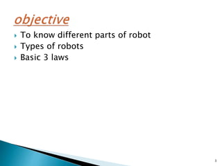 Robotics ppt | PPT