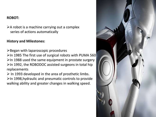 Robo ppt | PPT