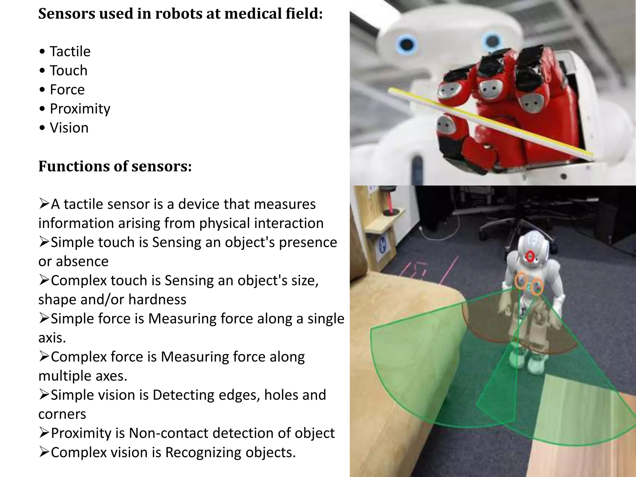 Role OF Robots In Medical Field | PPTX