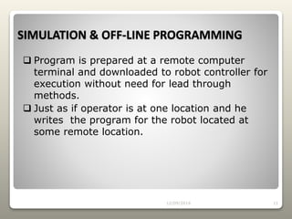 Textual Robot programming | PPTX