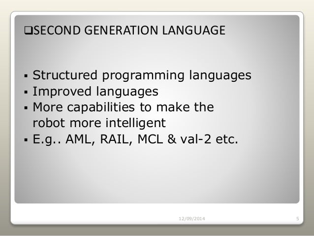 Textual Robot Programming 