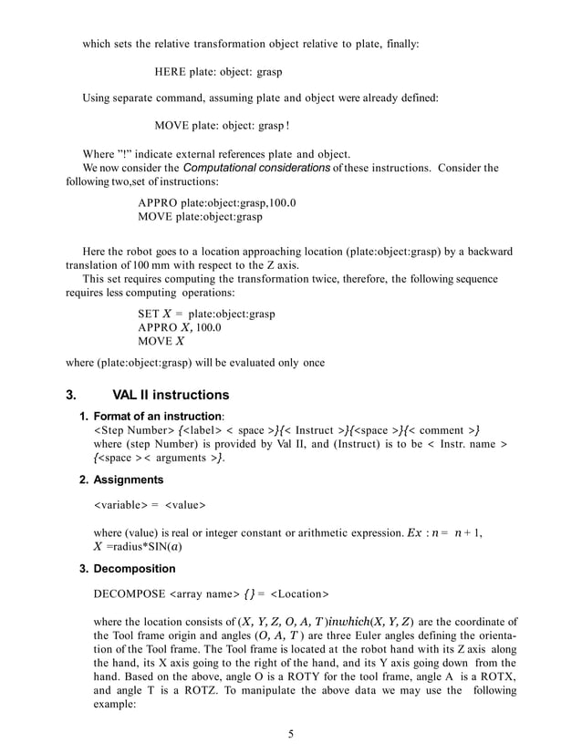 Robo programming val converted | PPTX | Programming Languages | Computing