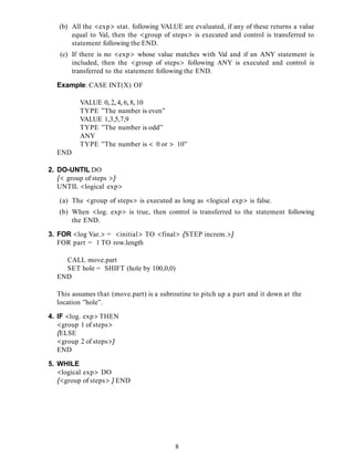 Robo programming val converted | PPTX | Programming Languages | Computing