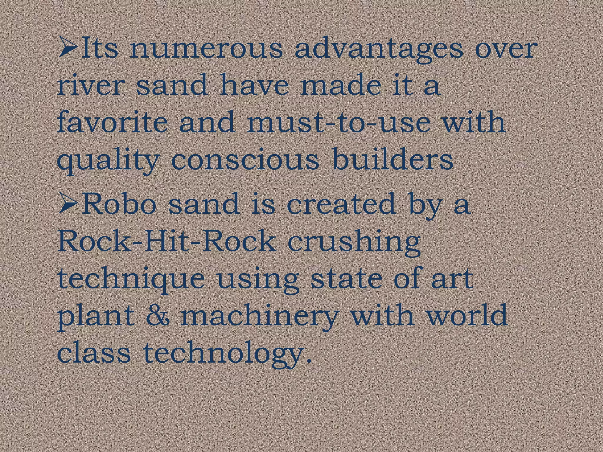 Robo sand | PPTX