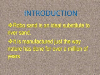 Robo sand | PPTX | Geology | Science