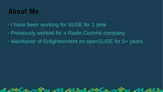 Creating an openSUSE powered Robot | PPT