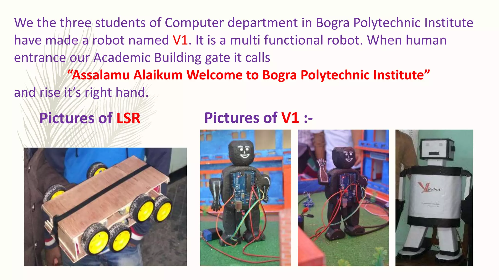 Robotics Knowledge, About robotics. | PPT