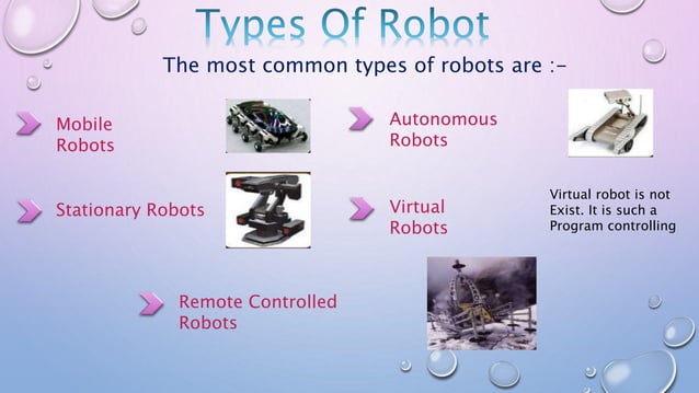 Robotics Knowledge, About robotics. | PPT