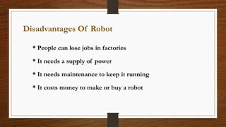 Robotics Knowledge, About robotics. | PPTX | Robotics | Technology ...