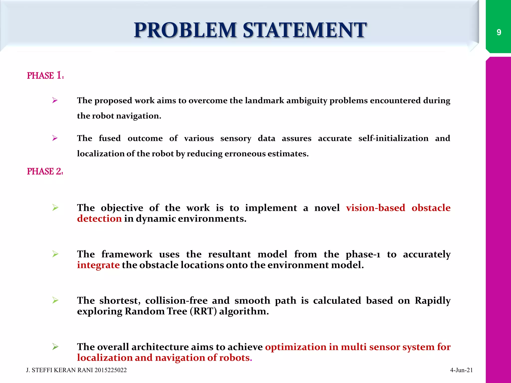ROBUST MULTISENSOR FRAMEWORK FOR MOBILE ROBOT NAVIGATION IN GNSS-DENIED ENVIRONMENTS | PPT