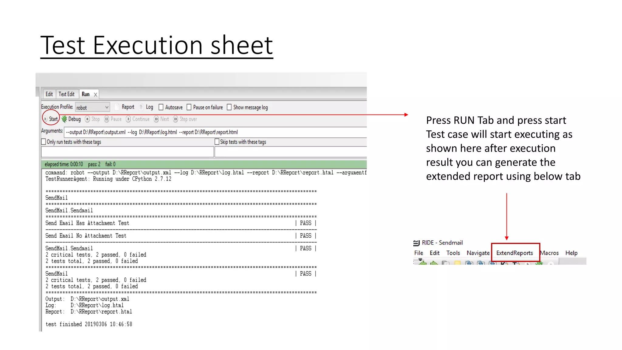 Robot a quick automation frame work | PPTX