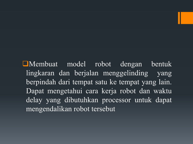 ROBOT SEDERHANA | PPTX