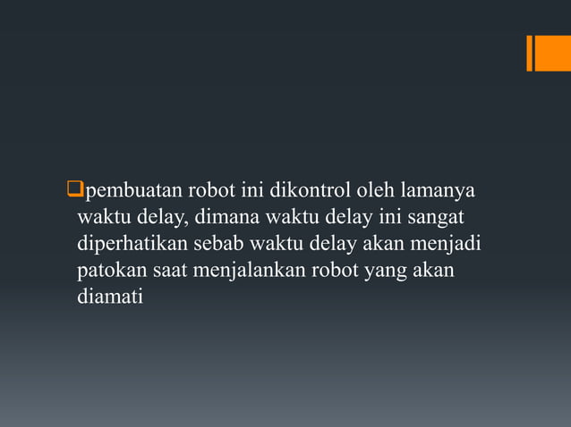 ROBOT SEDERHANA | PPTX