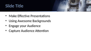 Robotics template for Presentations.pptx