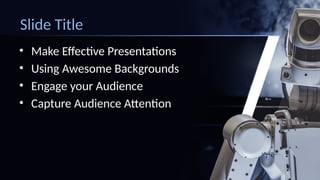 Robotics template for Presentations.pptx