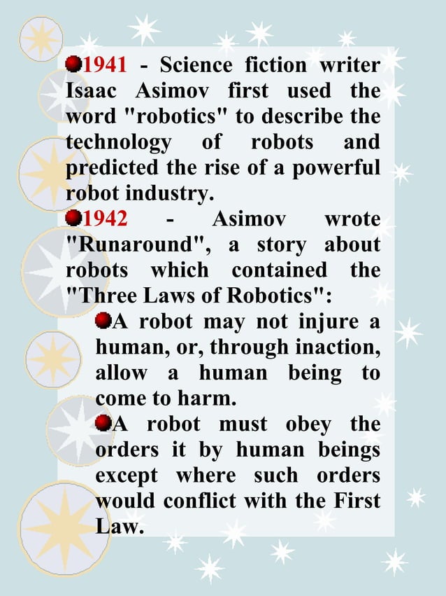 Robot Timeline | PPT