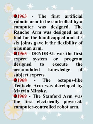 Robot Timeline | PPT