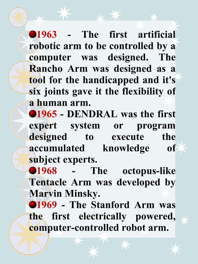 Robot Timeline | PPT