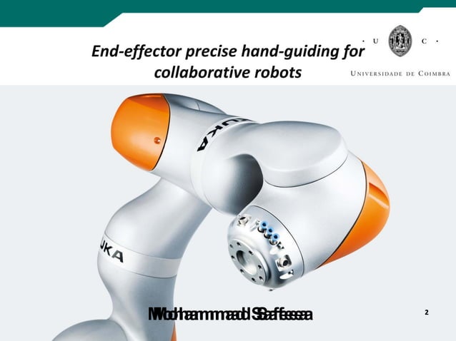 Precise hand guiding for collaborative robots | PPT
