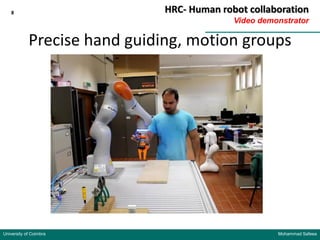 Precise hand guiding for collaborative robots | PPT