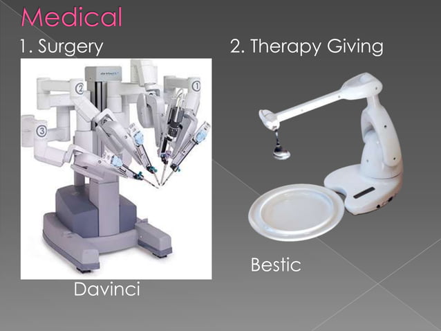 Robot applications in real life | PPTX | Robotics | Technology & Computing
