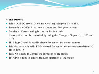 Robot arm control through human hand motion | PPTX