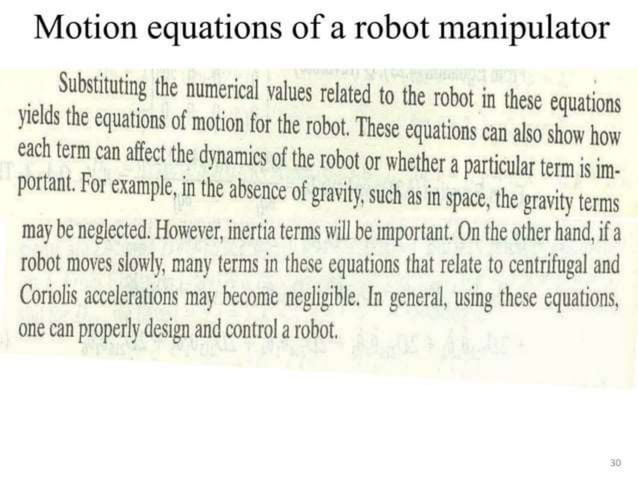 Robot Arm Dynamics PPT - UNIT III.pptx