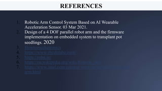 Robot arm ppt | PPTX