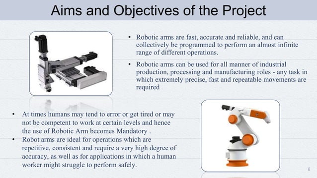 Robot arm ppt | PPTX