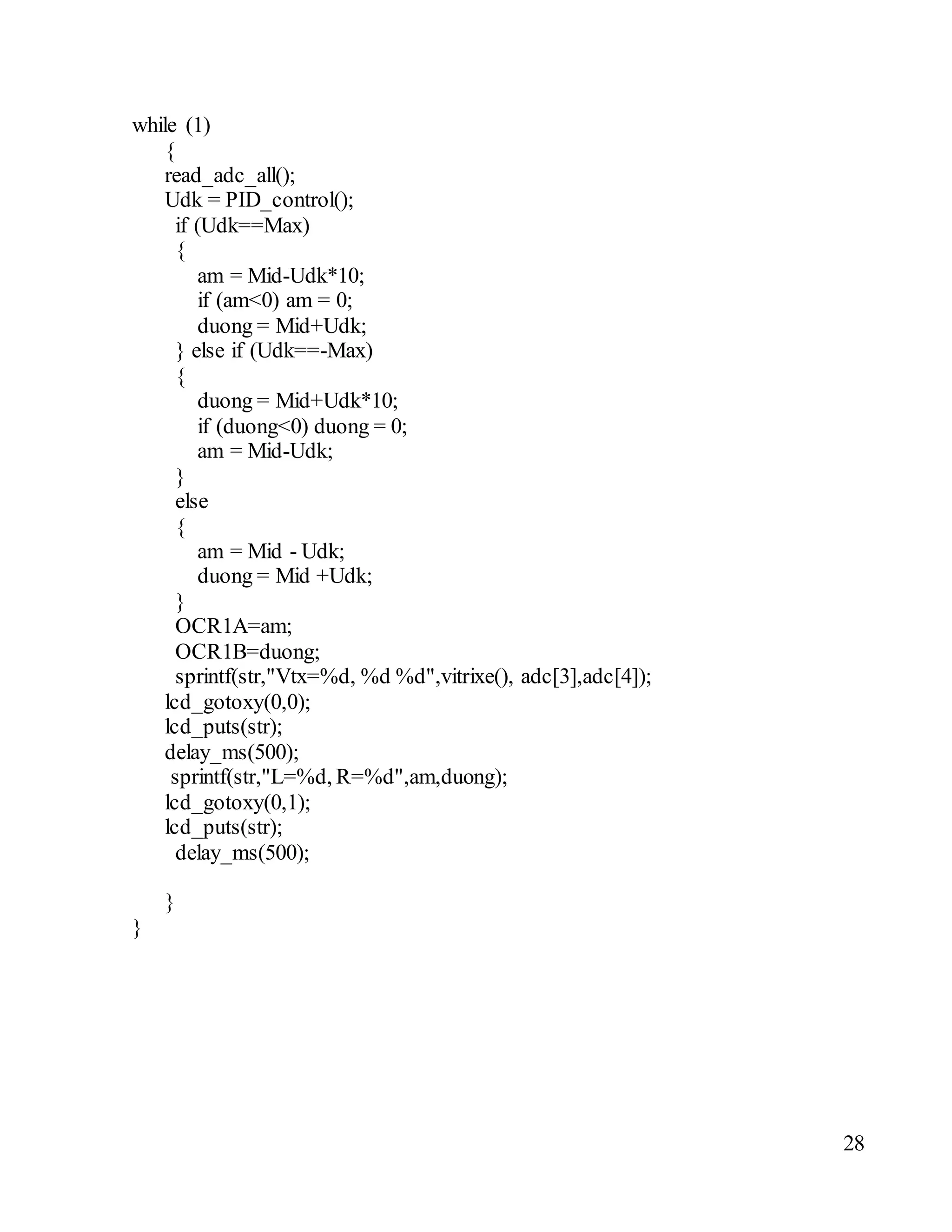 Robot bám đường ứng dụng thuật toán PID - Line follow robot with PID ...