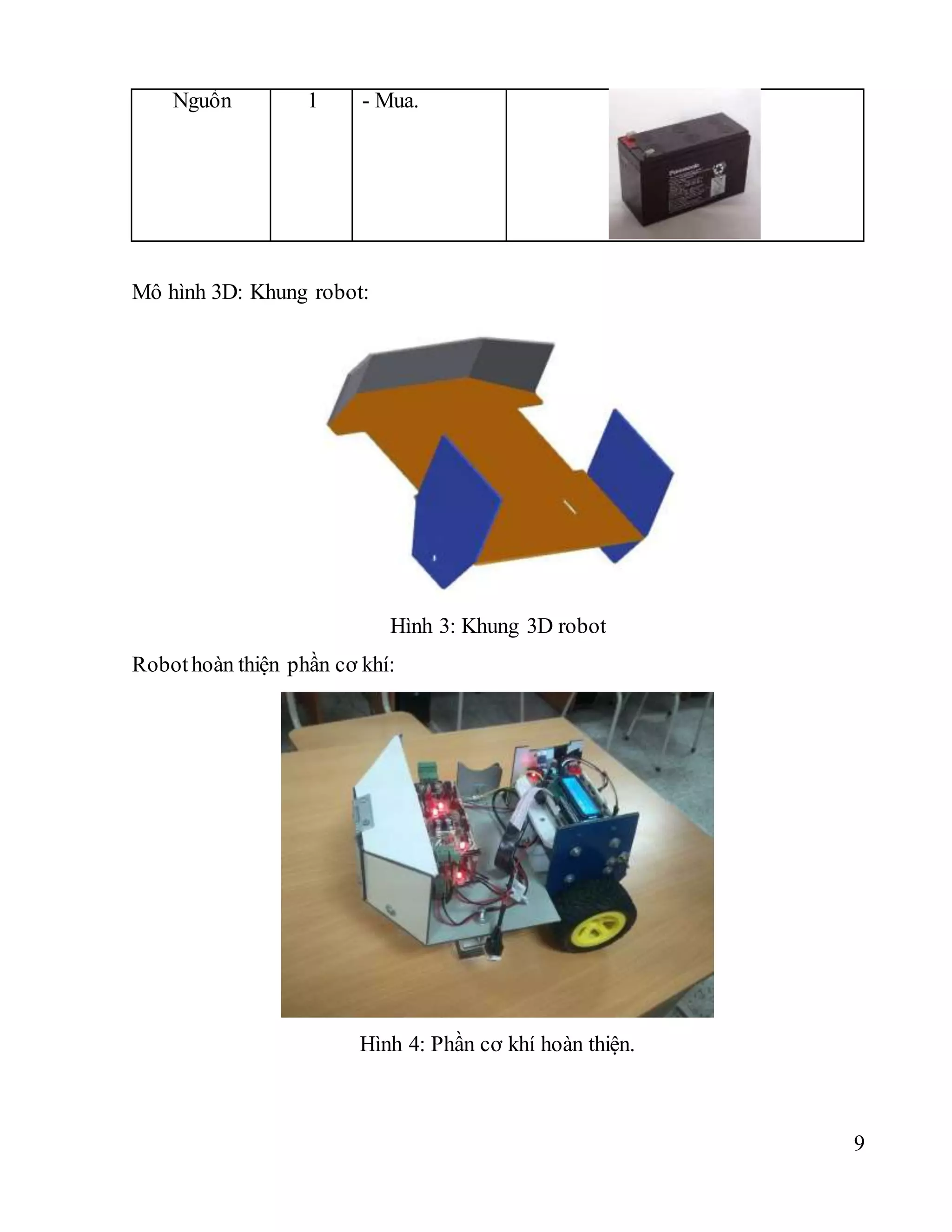 Robot bám đường ứng dụng thuật toán PID - Line follow robot with PID . Chu Quang Thảo | DOCX