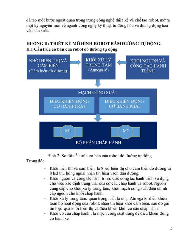 Robot bám đường ứng dụng thuật toán PID - Line follow robot with PID . Chu Quang Thảo | DOCX
