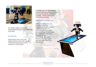 Artifitial Intelligence Robotics and Vending Kiosks. | PPT