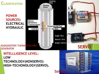 Robot classification working and spesific uitilities of robot | PPTX
