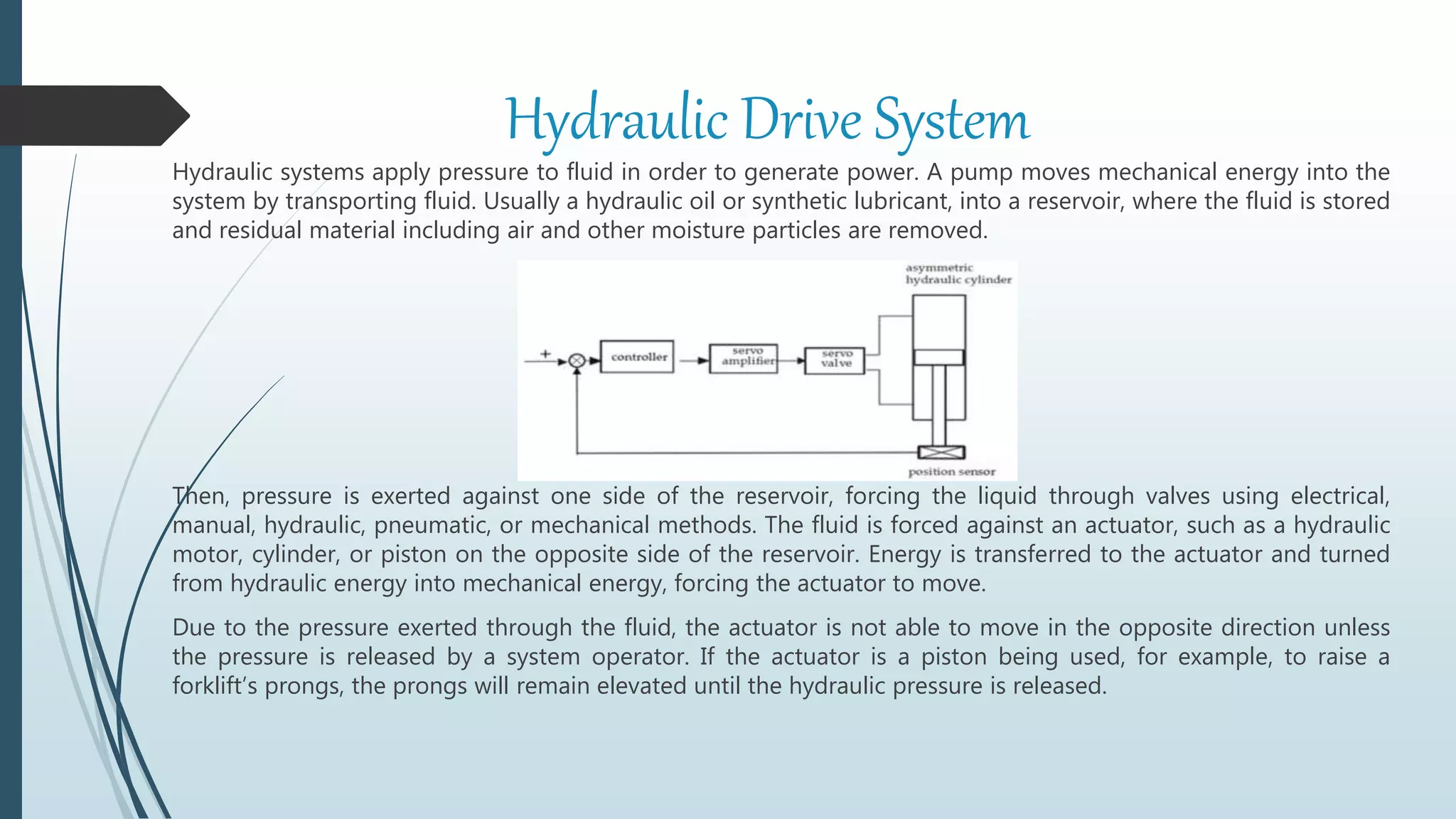 Hydraulic and Pneumatic Drive System | PPTX
