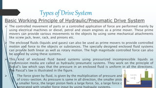 Hydraulic and Pneumatic Drive System | PPTX | Auto Technology | Automotive