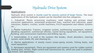 Hydraulic and Pneumatic Drive System | PPTX