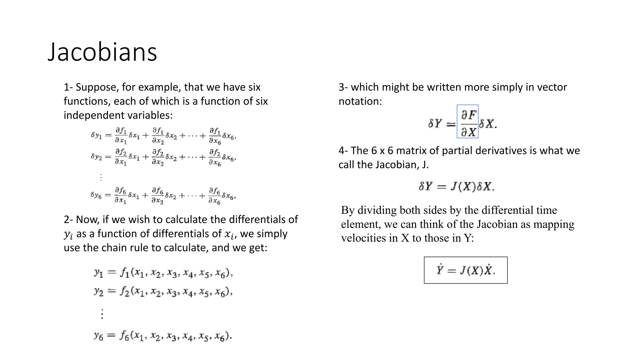 Jacobian | velocity and static forces | PPTX